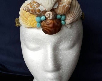 Unique sea shell crown related items | Etsy
