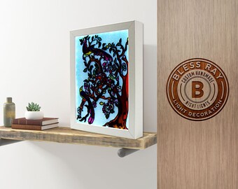 Stained glass lamps | Etsy