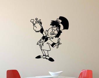 Mad hatter decal | Etsy