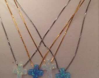 Opal cross | Etsy