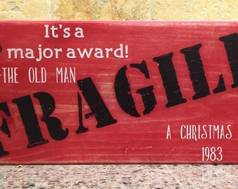 Christmas story sign | Etsy