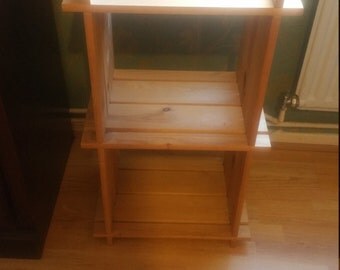 Crate nightstand | Etsy