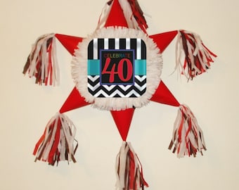 Number 40 Pinatas Large Gold Number Pinatas. Gold Number