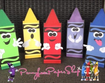 Crayola party | Etsy