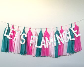 Flamingo banner | Etsy