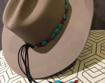 Beaded hat band | Etsy