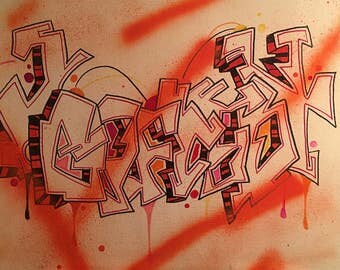 Graffiti letters | Etsy