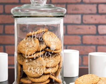 Teacher candy jar | Etsy