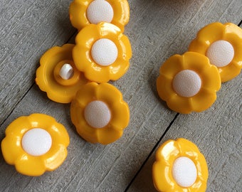 Large flower buttons | Etsy