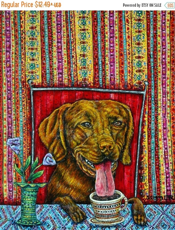 30% off rhodesian ridgeback dog Art Print poster by SCHMETZPETZ