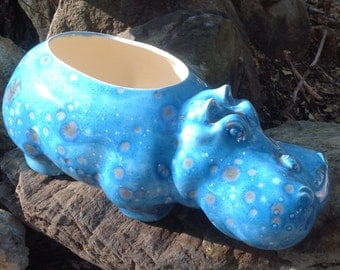 Ceramic hippo | Etsy