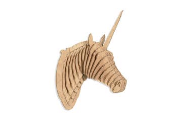 Wooden Bull Head Cardboard Animal head Toros head 3D Puzzle