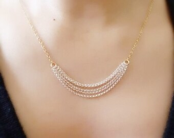 Single Diamond Necklace-Solitaire Diamond by MomentusNY on Etsy