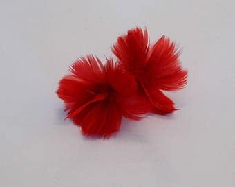 Feather flower | Etsy