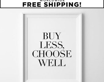 Buy less choose well | Etsy