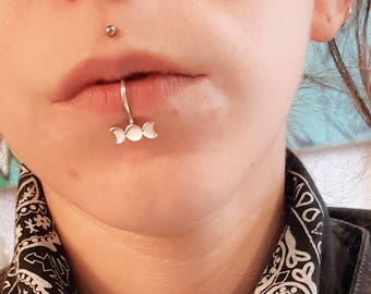 Fake lip ring | Etsy
