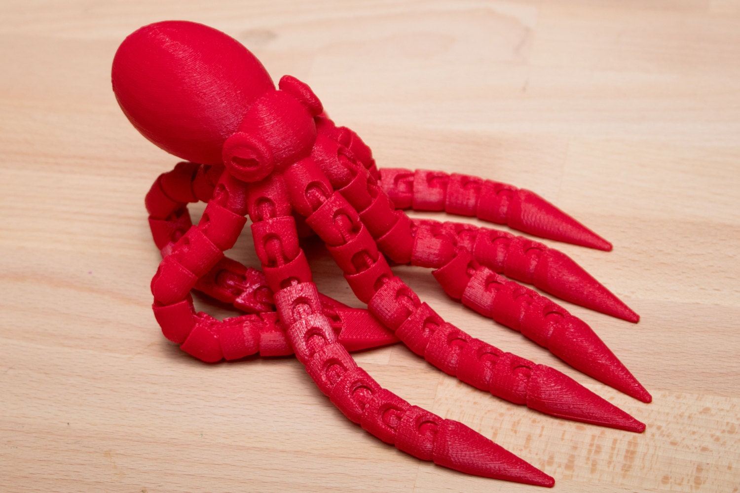 Octopus 3D Printed Bendable Toy