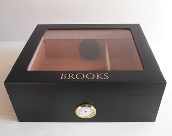 Personalized humidor | Etsy