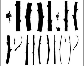 Tree branch letters | Etsy