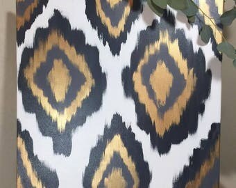 Ikat painting | Etsy