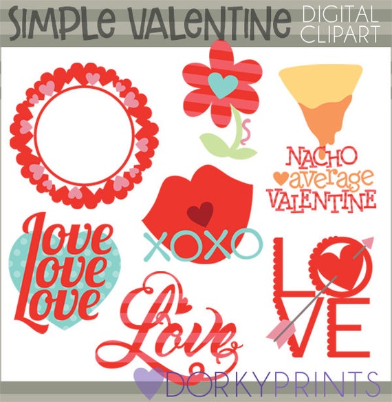 Valentine Clipart Simple Valentine's Sayings Personal and