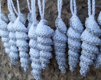 Crochet icicle | Etsy