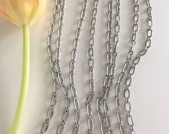 6 ft Sterling Silver Cable Chain 1.15mm Sterling Silver