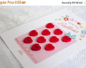 Heart buttons | Etsy