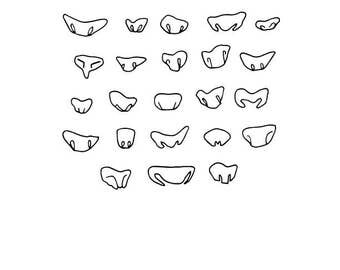 Puppy nose print | Etsy