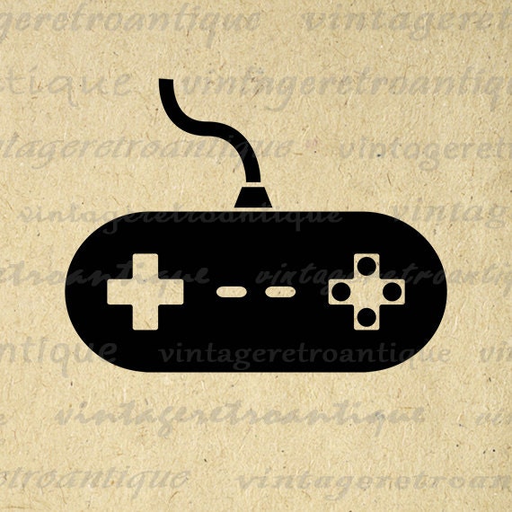 Video Game Printable Image Digital Classic by VintageRetroAntique