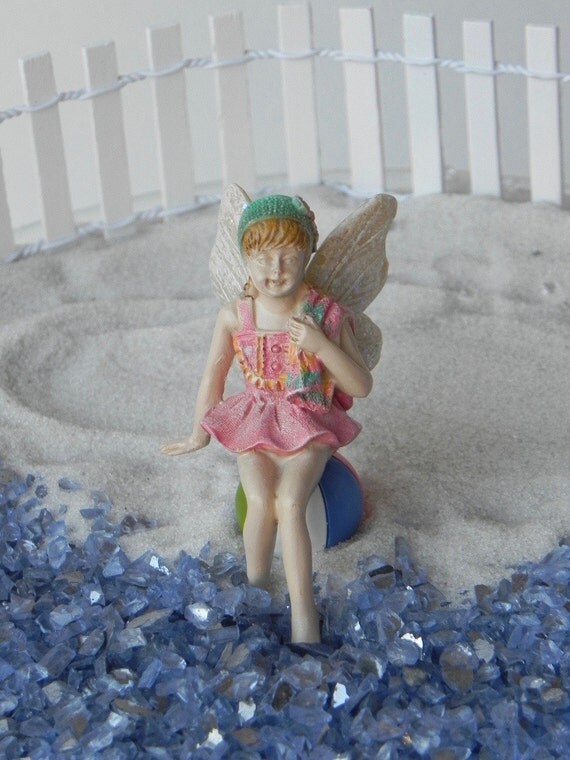 Fairy Garden Fairy Figurine Swim Suit miniature beach garden