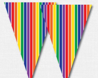 Rainbow theme party | Etsy