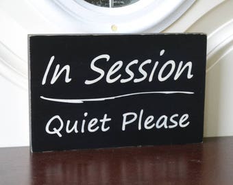 Be quiet sign | Etsy