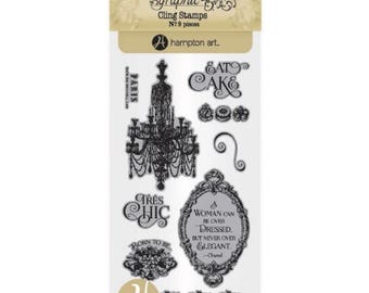 Lily rubber stamp | Etsy