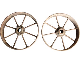 Antique farm wheels | Etsy