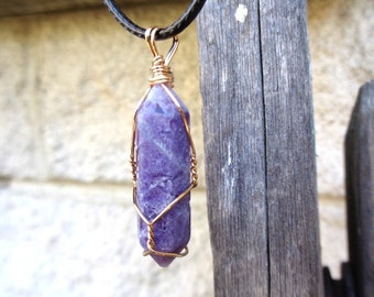 Amethyst choker | Etsy