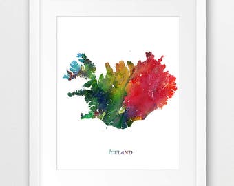 Iceland poster | Etsy