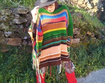 Peru poncho | Etsy
