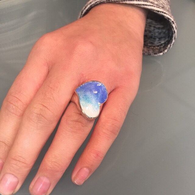 Handmade Enamel & Titanium Jewelry by Giampouras on Etsy