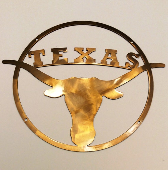 Plasma Cut Texas Longhorns College Football Metal Wall Art