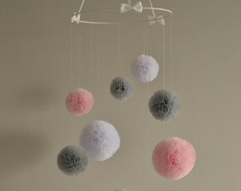 Pom pom mobile | Etsy