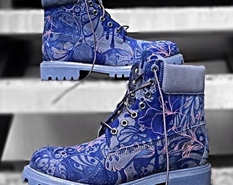 Custom timberlands | Etsy