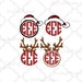 Red Christmas Truck svg cut file Antique vector tree