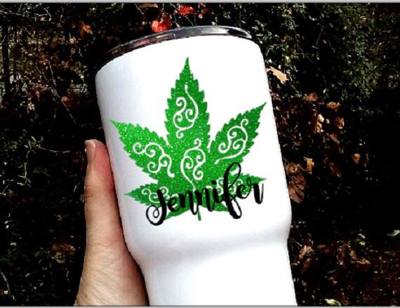Marijuana leaf decal Pot leaf sticker 420 weed decal