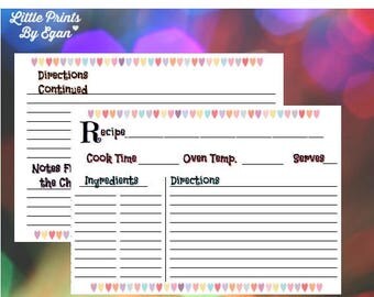 Recipe for love | Etsy