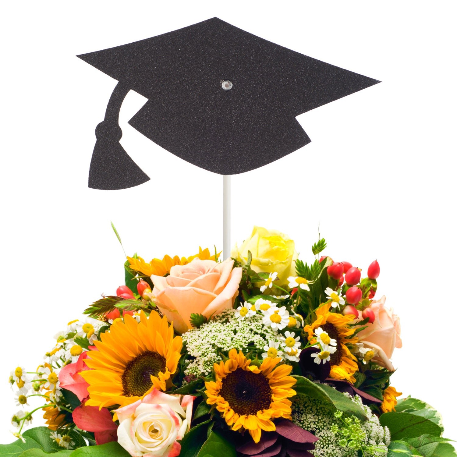 2017 Graduation Cap Centerpiece Stick 2017 Graduation Cake