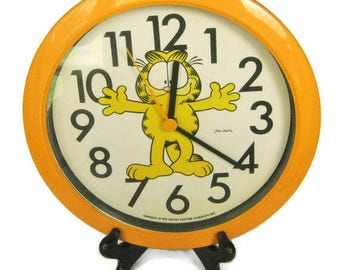 Garfield clock | Etsy