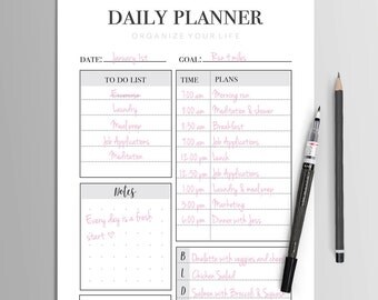 Bullet journal template | Etsy