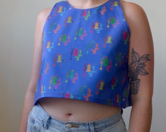 Cactus crop top | Etsy