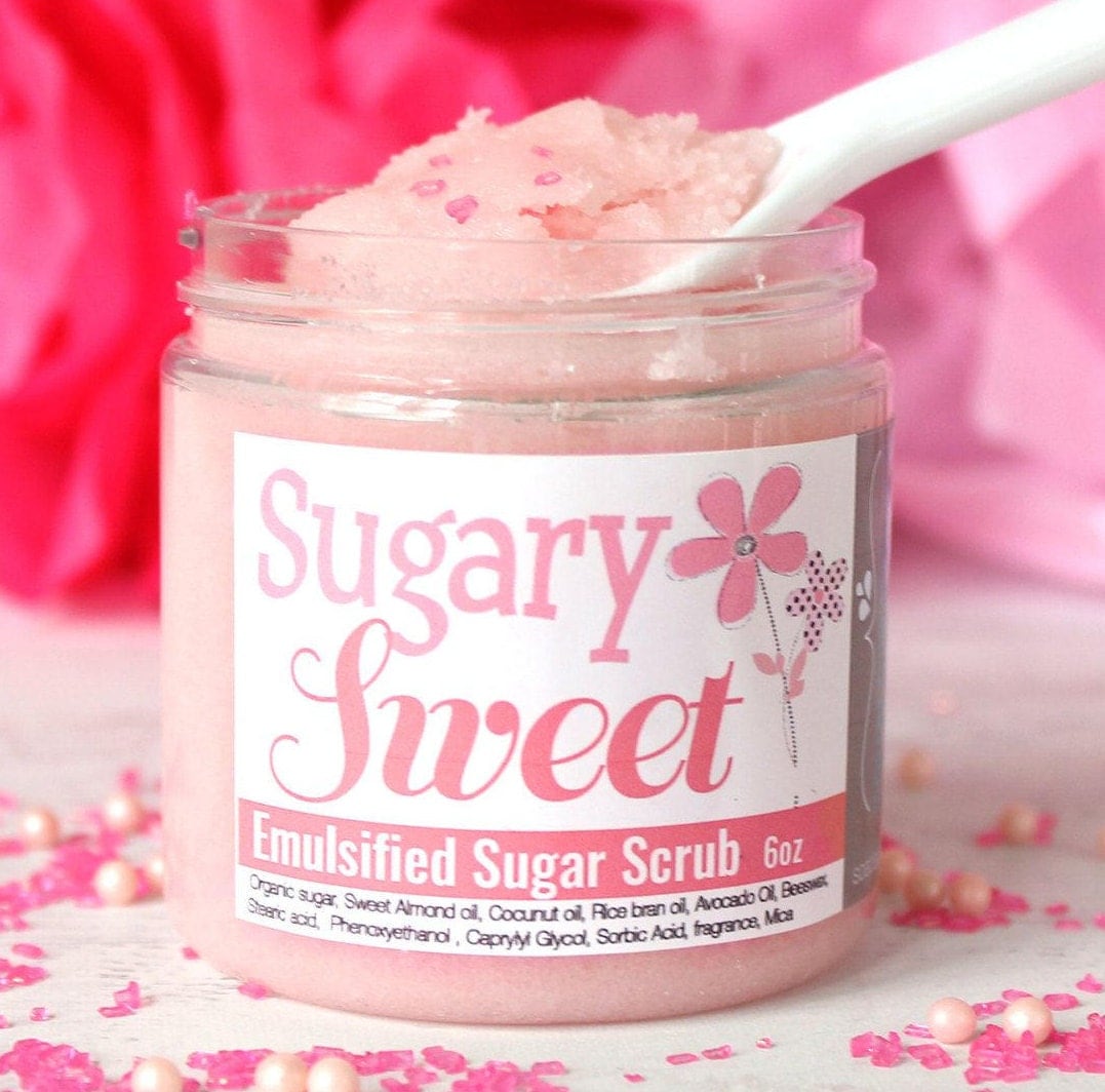 Emulsified Sugar Scrub Pink Sugar Body Scrub Cotton Candy